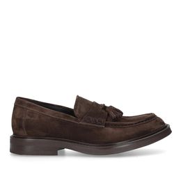 Heinrich Dinkelacker Slipper & Pantoletten - Loafer Florenz Plain V - Gr. 41,5 (EU) - in Braun - f&uuml;r Damen