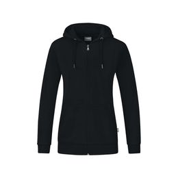 Jako Athletic Zip-Up Hoodie female Black size 36