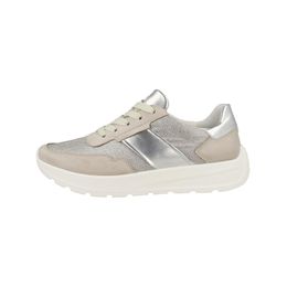 Ara Sneaker Damen Gr&ouml;&szlig;e 44 hellbeige / grau / silber