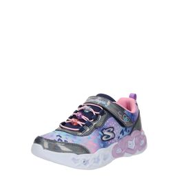 Skechers Sneaker 'Infinite Heart Lights' Jungen Größe 28 navy / royalblau / lila / rosa