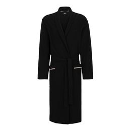 BOSS Long Bathrobe 'Robe' male Black size XL