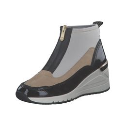 Marco Tozzi Stiefeletten '24714' Damen Gr&ouml;&szlig;e 41 beige / hellgrau / schwarz Winterschuhe