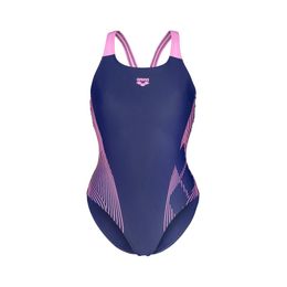 arena Badeanzug 'Pro Back' Damen Gr&ouml;&szlig;e XXXL navy / rosa