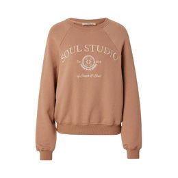 Smith & Soul Smith&Soul Sweatshirt Damen Gr&ouml;&szlig;e XS karamell / wei&szlig;