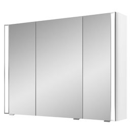Pelipal S25 Spiegelschrank mit seitl. LED Lichtprofil 90 x 17 x 70 cm, Modul unten, LED Waschplatzbeleuchtung