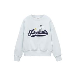 Mango Kids Sweatshirt 'Sytennis' M&auml;dchen Gr&ouml;&szlig;e 164 hellblau / gelb / schwarz