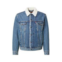 Levi's LEVI'S Jacke 'Type III Sherpa Trucker Jacket' Herren Größe XL blue denim