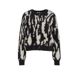 WE Fashion Knit Cardigan female Black size S