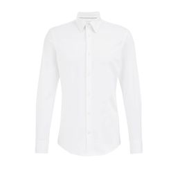 WE Fashion Button Up Shirt male White size L