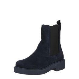 Apple of Eden Chelsea Boots 'Calvia' Damen Gr&ouml;&szlig;e 36 dunkelblau / rostbraun Winterschuhe