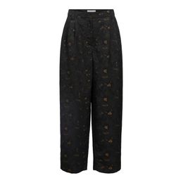 Object Pleat-Front Pants 'OBJLOVIA' female Black size 36