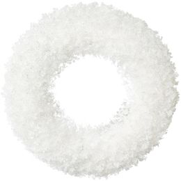 Creativ deco Dekokranz &raquo;Weihnachtsdeko&laquo; wei&szlig; Kunststoff