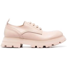 Alexander McQueen Low-Top Sneaker - Wander Lace-up Shoes - Gr. 38 (EU) - in Gold - f&uuml;r Damen
