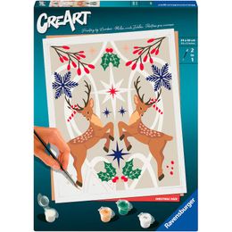 Ravensburger Malen nach Zahlen »CreArt Adults Trend, Weihnachtlicher Hirsch« Made in Europe bunt 0