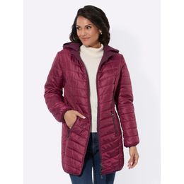 WITT Damen Longjacke mit Wendefunktion, bordeaux, Gr&ouml;&szlig;e 38