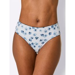 WITT Damen Jazzpants, wei&szlig;-marine-bedruckt + marine, Gr&ouml;&szlig;e 38