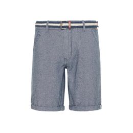 INDICODE JEANS Chinoshorts 'Mews' mit Gürtel Herren Größe 29/30 blaumeliert