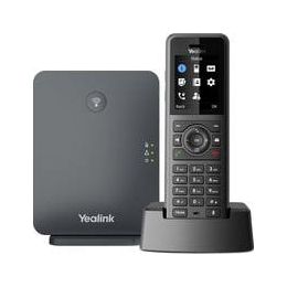 Yealink W77P, VoIP-Telefon schwarz, Basisstation mit Mobilteil