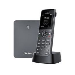 Yealink W73P, VoIP-Telefon schwarz, Basisstation mit Mobilteil