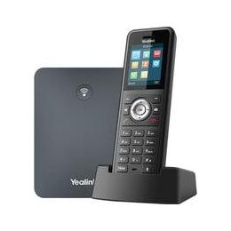 Yealink W79P, VoIP-Telefon schwarz, Basisstation mit Mobilteil