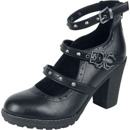 Gothicana by EMP High Heels With Straps And Rivets High Heel schwarz in EU39 Q225-000917 M515812