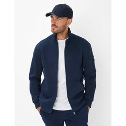 Brax Herren Sweatjacke Style SCOTT universe, Blau, Gr. L