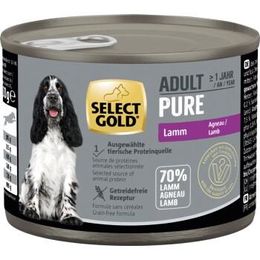SELECT GOLD Pure Adult Lamm 12x200 g