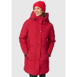 Marikoo Damen Winterjacke "Karumikoo XVI"dunkelrot, Gr. 5XL, Obermaterial: 100% Polyester; Futter: 100% Polyester; Wattierung: 100% Polyester;