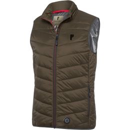 Parforce Active Damen Heizweste RED Oliv (Gr&ouml;&szlig;e: XL)