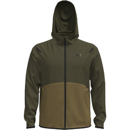 Under Armour Hoodie-Sweatjacke Unstoppable Expedition Green/Canteen/Black (Gr&ouml;&szlig;e: S)