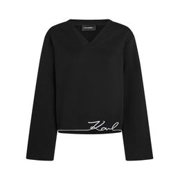 K by KARL LAGERFELD Karl Lagerfeld Sweatshirt female Black size L