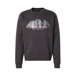 Alpha Industries Sweatshirt 'Studio Edition Vibe' male Grey size XXL