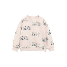 Mango Kids Sweatshirt 'SNAOP' Jungen Gr&ouml;&szlig;e 104 beige / marine / dunkelgr&uuml;n