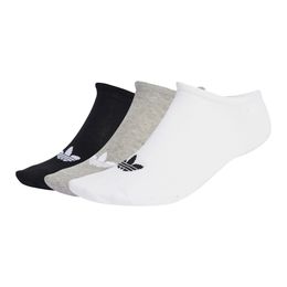 adidas originals Socken 'Liner 3 Pairs' Damen Gr&ouml;&szlig;e 43/45 graumeliert / schwarz / wei&szlig;