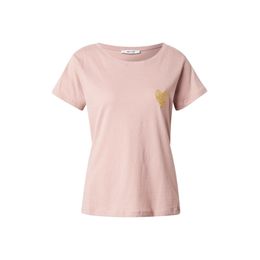 ABOUT YOU T-Shirt 'Maggie' Damen Gr&ouml;&szlig;e L gold / rosa