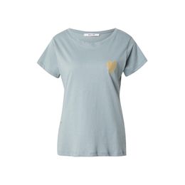 ABOUT YOU T-Shirt 'Maggie' Damen Gr&ouml;&szlig;e M gold / hellgrau