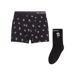 K by KARL LAGERFELD Karl Lagerfeld Boxershorts Herren Gr&ouml;&szlig;e L schwarz / wei&szlig;
