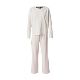 BOSS Pyjama Damen Gr&ouml;&szlig;e XXL pastellpink / naturwei&szlig; Winterkleid