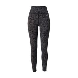lala Berlin Leggings 'Lea' Damen Gr&ouml;&szlig;e XL anthrazit / schwarz / wei&szlig;
