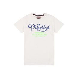 PETROL INDUSTRIES T-Shirt Jungen Gr&ouml;&szlig;e 140 navy / neongr&uuml;n / wei&szlig;