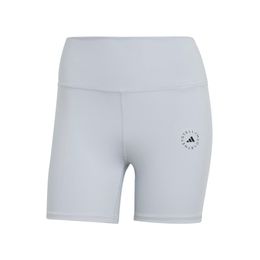 adidas by Stella McCartney Sportshorts 'Short Yoga' Damen Gr&ouml;&szlig;e 5XL/6XL hellgrau / schwarz