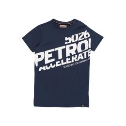 PETROL INDUSTRIES T-Shirt Jungen Gr&ouml;&szlig;e 164 dunkelblau / wei&szlig;