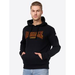 Lonsdale Herren Kapuzensweatshirt schmale Passform HOODED CLASSIC LL002