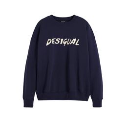 Desigual Sweatshirt Herren Gr&ouml;&szlig;e XL blau / wei&szlig;
