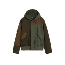 Desigual &Uuml;bergangsjacke Herren Gr&ouml;&szlig;e L braun / hellbraun / khaki