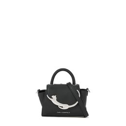 K by KARL LAGERFELD Karl Lagerfeld Handtasche 'Choupette' Damen Gr&ouml;&szlig;e One Size grau / schwarz