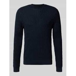 Armani Exchange Wollpullover mit Strukturmuster