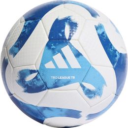 adidas Performance Ball 'Tiro League' Herren Gr&ouml;&szlig;e 5 blau / wei&szlig;