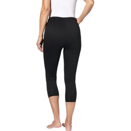 WITT Damen Leggings in kn&ouml;chelfreier 7/8-L&auml;nge, schwarz, Gr&ouml;&szlig;e 38