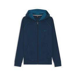 BOSS Zip-Up Hoodie male Blue size M